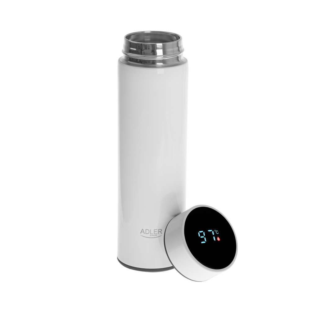 ADLER AD4506W TERMOS BOCA SA LED EKRANOM BELA 473ML cena karakteristike