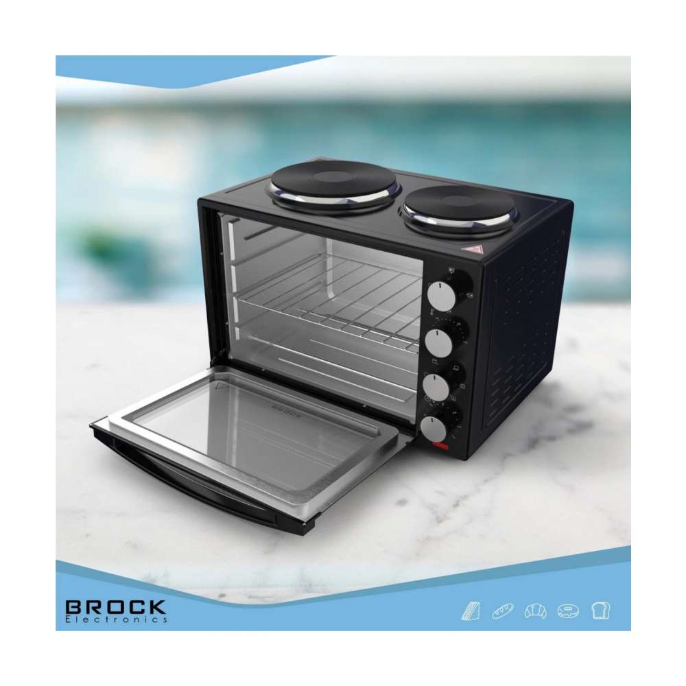 BROCK BRTO3002B MINI RERNA SA RINGLAMA I TAJMEROM 30L 1500W